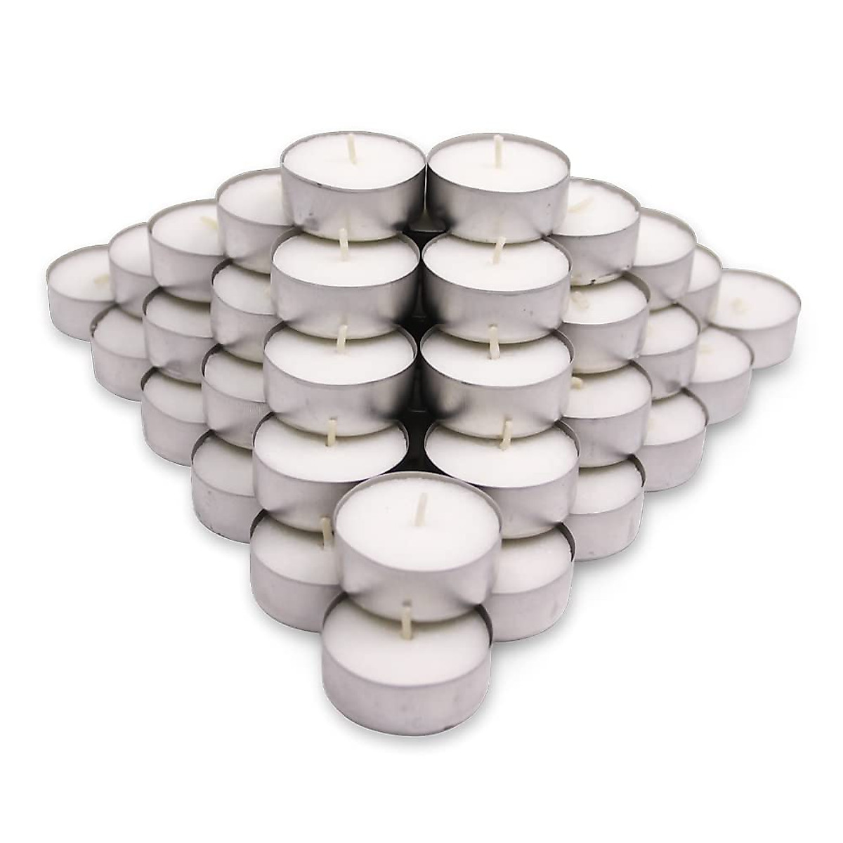 COCODOR Unscented Tealight Candles / 100 Pack / 4-5 Hour Extended Burn Time/Made in Italy, Cotton Wick, Scented Home Deco, Fragrance, Mother's day