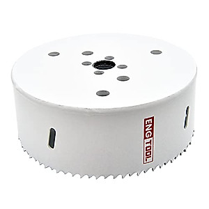 MaxTool 6-1/4" Cobalt Bi-Metal Hole Saw 159mm HSS M42 Bimetal Holesaw 1.5" Deep For metal wood plastic composite etc; BM42W38R616