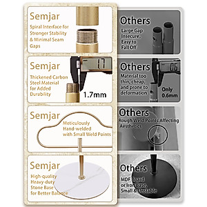 Semjar Black Clothing Rack Modern Small Garment Rack Coat Rack Freestanding,Clothes Rack Heavy Duty,Standing Coat Rack Coat Hanger,Coat Tree Stand Entryway Decor for Jackets,Suits,Hat,Dress