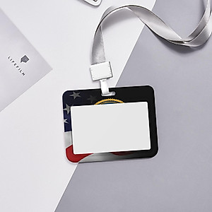 US Bureau of Alcohol Tobacco and Firearms ATF Versatile Premium Horizontal ID Card Badge Holder with Lanyard - Durable, Stylish, and Ideal for All Occasions