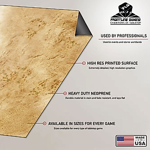 FLG Mats: Badlands Neoprene Tabletop Gaming Mat - 6' x 4'