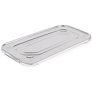 1/3 Size Foil Steam Table Pan Lid - 100/Case
