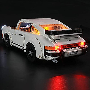 LIGHTAILING Light Set for Porsche 911 Building Blocks Model - Led Light Kit Compatible with Lego 10295(Not Include The Model)