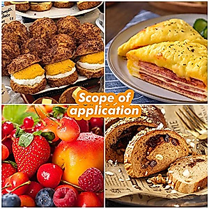 MANSHU 100 Pcs Clear Plastic Take out Containers,Disposable Clamshell Dessert Container with Lid, for Salads, Pasta, Sandwiches (5x5.12x2.36 in).