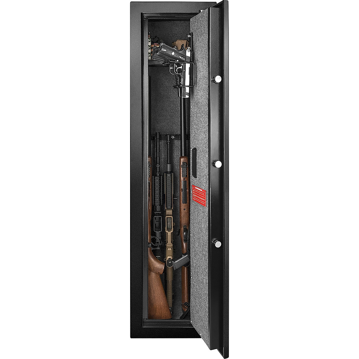 BARSKA New Large Quick Access Biometric Rifle Gun Safe Cabinet (13.75 in x 13.38 in x 57 in)