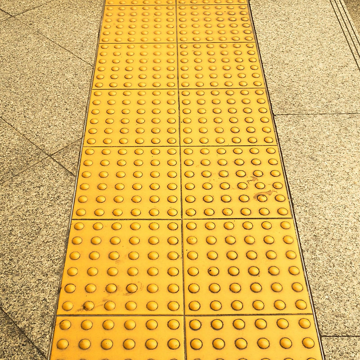 BESPORTBLE 10 Pcs Blind Brick Outdoors Stickers Decorative Blinds Decorative Stickers Tactile Paving Tiles Plastic Blind Floor Tiles Blind Tracks Brick Practical Blind Brick Blind Road Supply