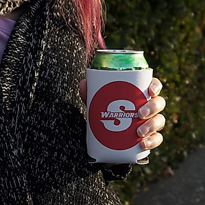 California State University Stanislaus Primary Logo Can Cooler - Drink Sleeve Hugger Collapsible Insulator - Beverage Insulated Holder