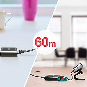 Unitek Y-2516 USB 2.0 Extension UTP Cable 4X USB Black