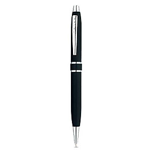 Cross Stratford Black Lacquer Ballpoint Pen with Chrome Appointments