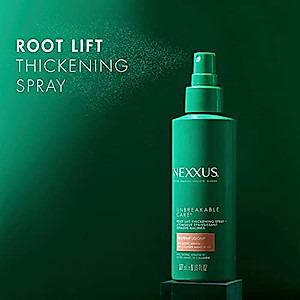 Nexxus Root Lift Thickening Spray Unbreakable Care with ProteinFusion Blend of Biotin, Keratin & Collagen Amino Acids, 6 oz