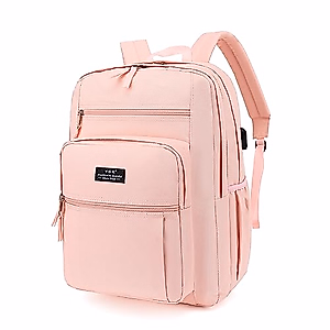 YGR Travel Laptop Backpack, Anti Theft Casual Rucksack Slim Business Laptop Backpack with USB Charging Port, Water resistant College Computer Bag Gift for Women, Men, College, Outdoor Sports, Work