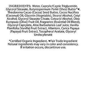 Nubian Heritage Body Lotion Coconut and Papaya For Dry Skin Paraben Free, 13 oz