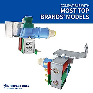 [FBA] NEW OEM Produced IMV708 W10408179 4389177 for Whirlpool Kitchenaid Kenmore Regrigerator Water Valve by Robertshaw Replacement Part
