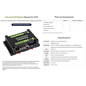 Waveshare Industrial IoT Wireless Expansion Module Designed for Raspberry Pi Compute Module 4