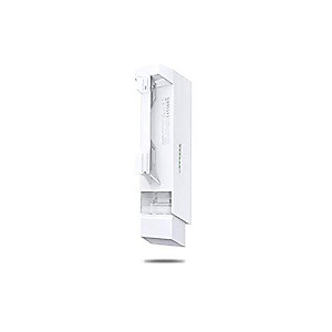 TP-Link Long Range Outdoor WiFi Transmitter – 2.4GHz, 300Mbps, High Gain Mimo Antenna, 5km+ Point to Point Wireless Transmission, Poe Powered W/Poe Adapter Included, Wisp Modes (CPE210) (Renewed)