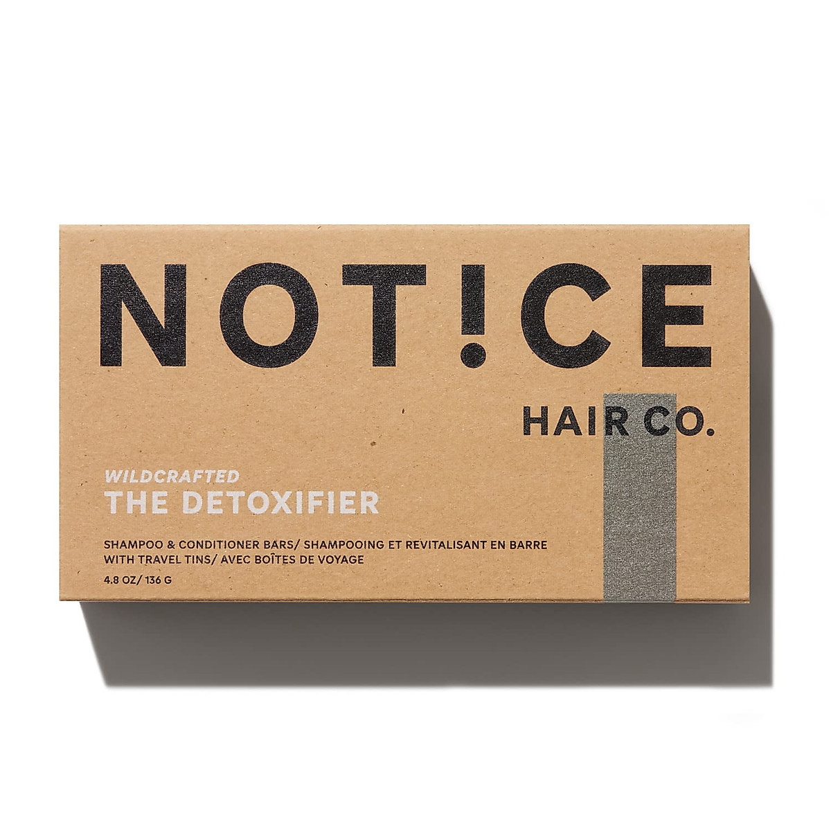 NOT!CE Hair Co. The Detoxifier Shampoo & Conditioner Bars - Travel Set - clarifying | build-up & blonde hair