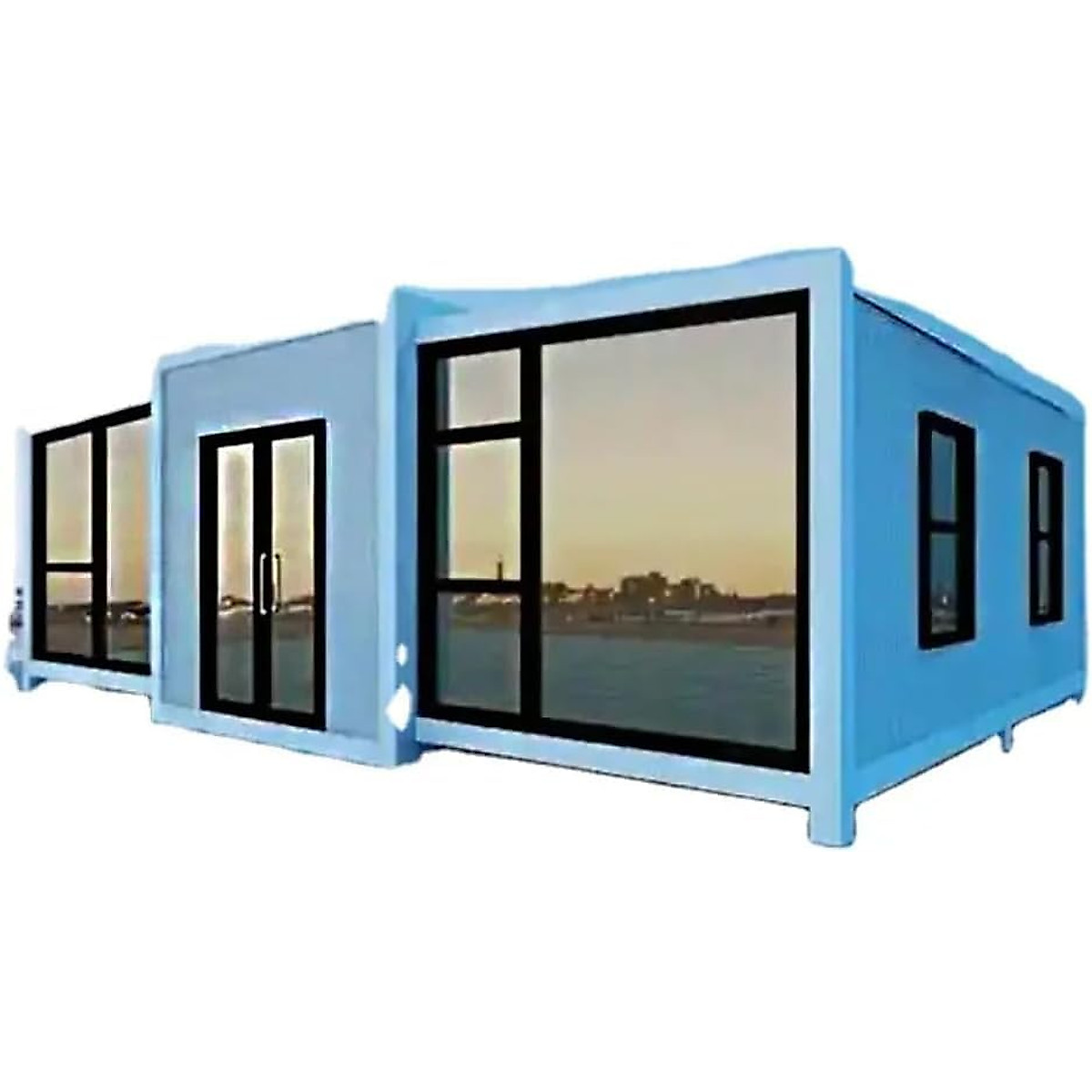 Foldable Modular Tiny Home 20ft/40ft Prefabricated Container House with Bathroom & Kitchen