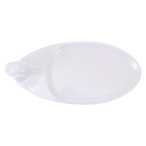 Hemoton Roasting Plate 1pc Roast Chicken and Plate Breakfast Tray Plate Cookie Plate Appetizer Plate Biasuit Plate Dinner Ceramic Cake Plate Dinner Plates Fish Dish Sushi White Melamine