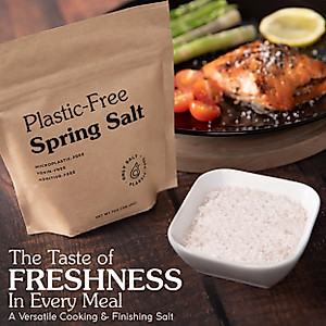 Spring Salt - Organic - Microplastic Free Sea Salt - Coarse - 7oz Pouch