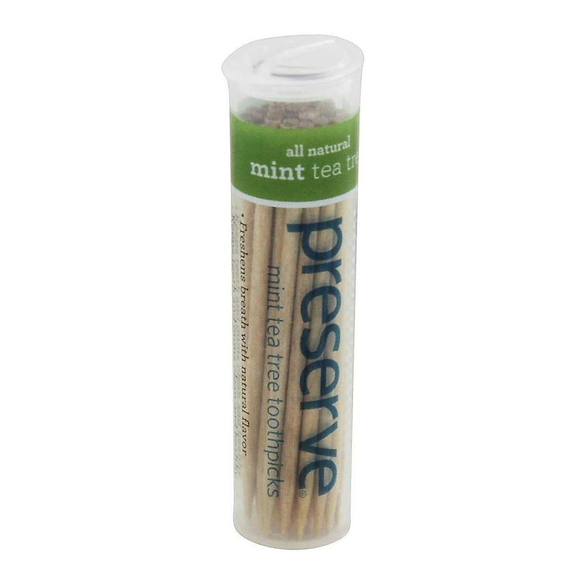 Preserve Flavored Toothpicks, Mint Tea Tree, 35 Count
