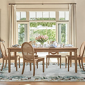 Artoid Mode Deer Snowflakes Pine Tree Christmas Area Rug, Xmas Winter Home Decor Low-Profile Washable Area Rugs for Entryway Bedroom Living Room Laundry Room Indoor 5x7 Feet