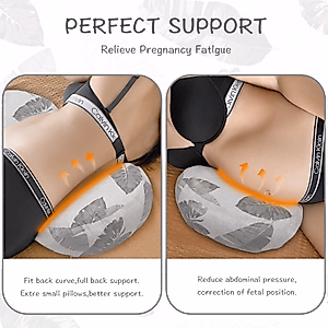 Childlike Pregnancy Pillows,Maternity Pillow for Pregnant Women with Detachable Cotton Pillow Cover,Soft Adjustable Side Sleeper Pregnancy Pillow,Support for Waist,Abdomen,Back,HIPS,Legs(Leaves)