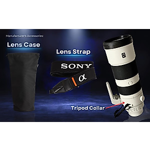 S0NY Sony FE 200-600mm f/5.6-6.3 G OSS Lens with Manufacturer Accessories, Variable Neutral Density Filter, Ultraviolet Cap Keeper, Air Pump/Dust Blower & Deluxe Equipment Maintenance Kit