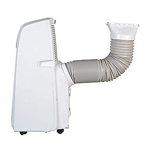 AireMax Portable Air Conditioner and Heater with Remote Control | For Rooms up to 500 Sq.Ft. | 24H Timer | Auto Restart | Wheels | LED Display | 4 Modes | White | APE514H