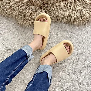 Cloud Slides for Men and Women, Comfy Lightweight Slippers, Thick Sole Anti-Slip Shower Slides Sandals Quick Drying Shoes for Indoor Outdoor