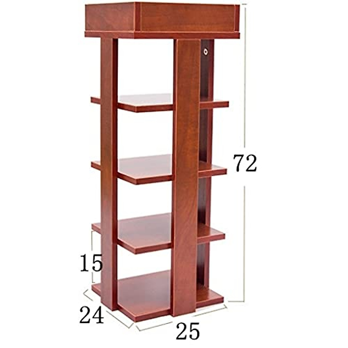 AVEO Shoe Rack White Narrow Shoe Rack for Entryway, Fashionable Simple Shoe Rack Suitable for Home Offiice 25 * 24 * 40cm (Multiple Choices) Shoe Cabinet (Size : 5 Layers of White)