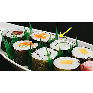JapanBargain 2052, 200pcs Sushi Grass Baran Garnish Sashimi Divider Bento Box Food Divider Decoration Sushi Baran, Made in Japan