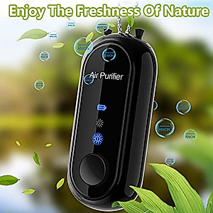 Portable Air Purifier Necklace, Personal Wearable Negative Ionizer Air Cleaner for Adults and Kids