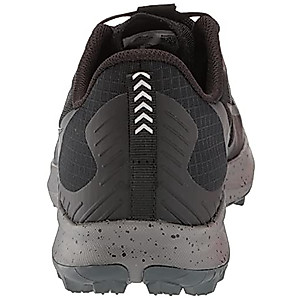 Saucony Men's Core Peregrine 12 Trail Running Shoe, Black/Charcoal, 9.5