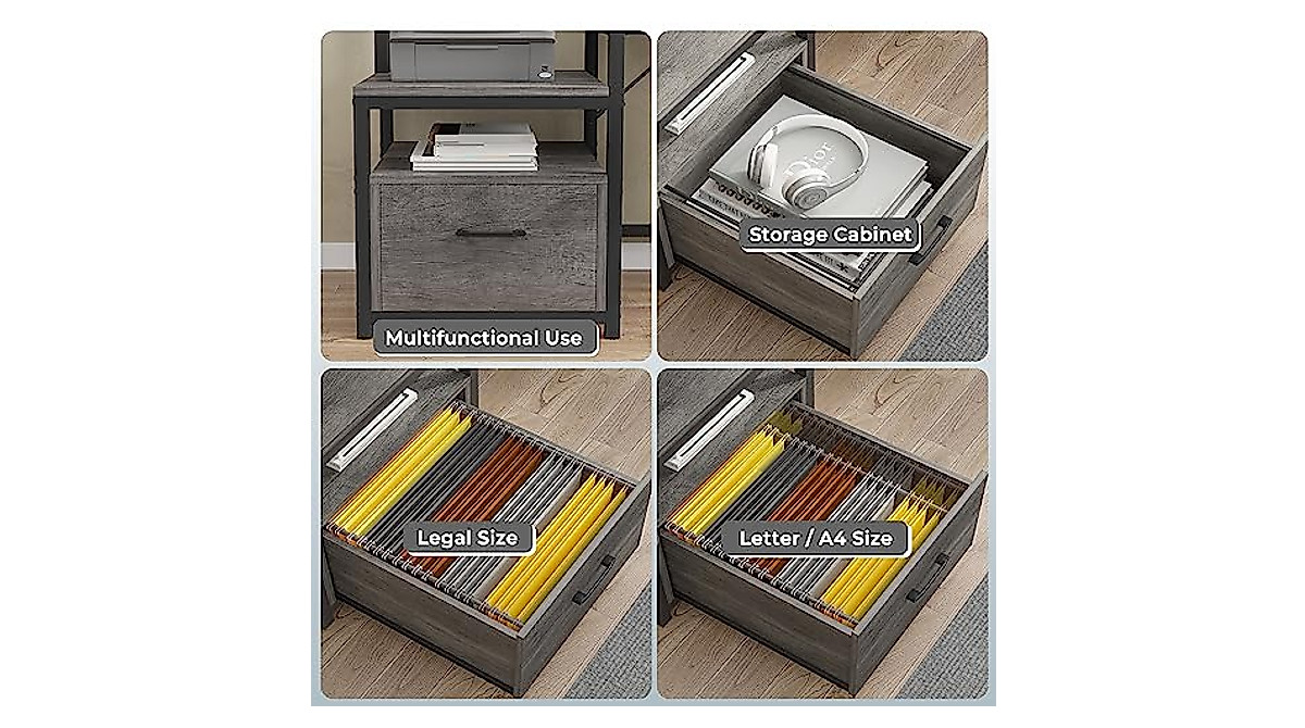 SEDETA L Shaped Desk - Stylish & Functional Home Office