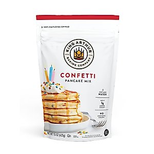 King Arthur Confetti Pancake Mix Just Add Water, Sourced Non-GMO, Certified Kosher, 15 Oz (Pack of 1)