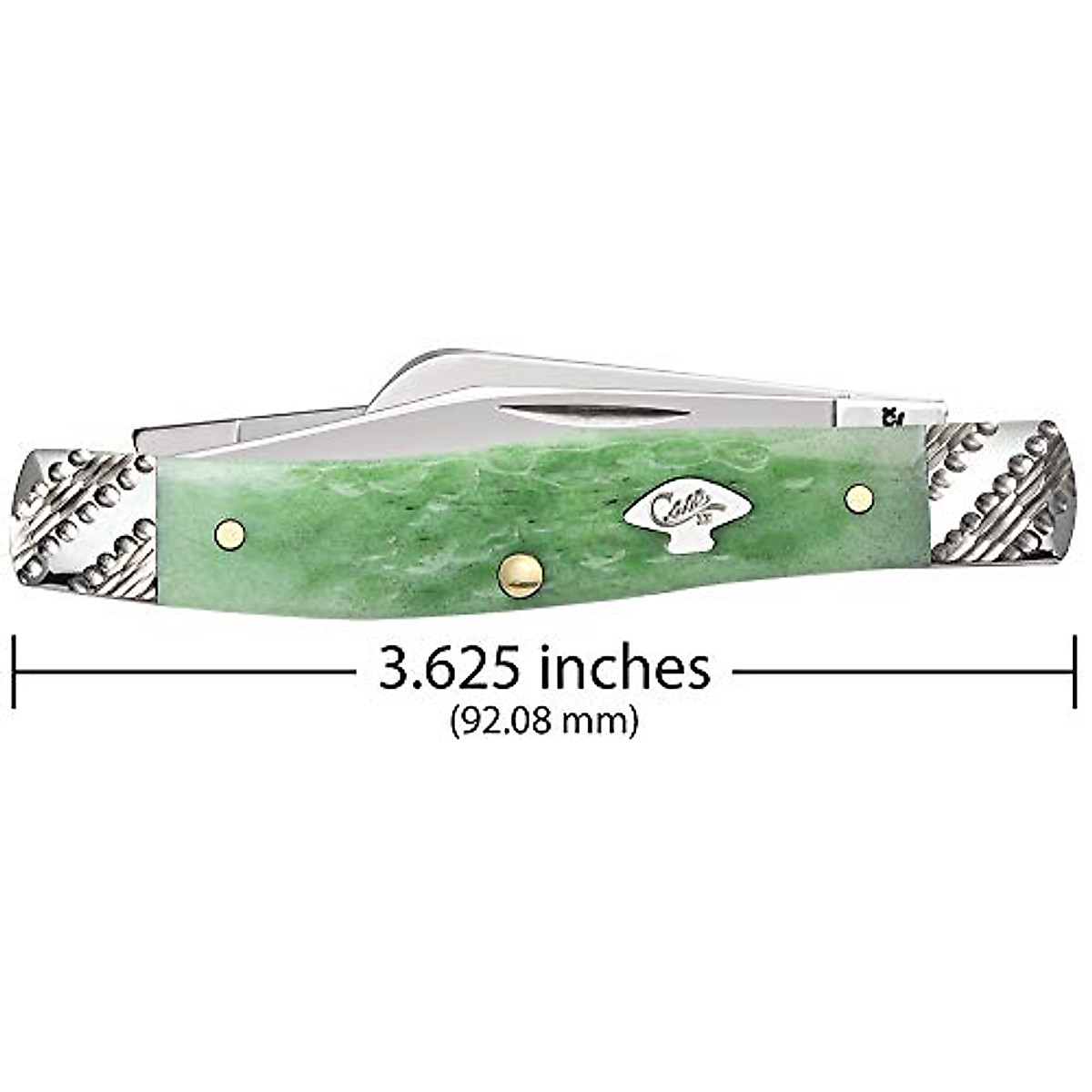 Case Cutlery 53252 Lockback Emerald Bone