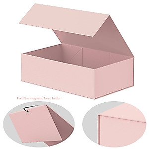 HavrePac 6 Pack Large Gift Boxes 13.8x9x4.3 Inches Luxury Gift Boxes with Lids,Magnetic Closure Gift Box for Present Packaging Box for Mother's Day, Birthdays, Party,Weddings