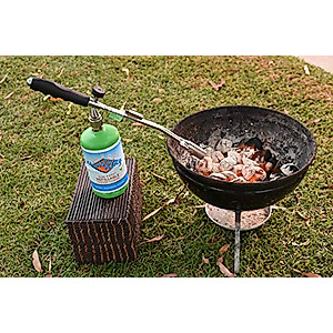 Flame King Propane Gas Blow Torch 20,000 BTU w/Self Igniter, Fire and Charcoal Starter, Weed Burner and more