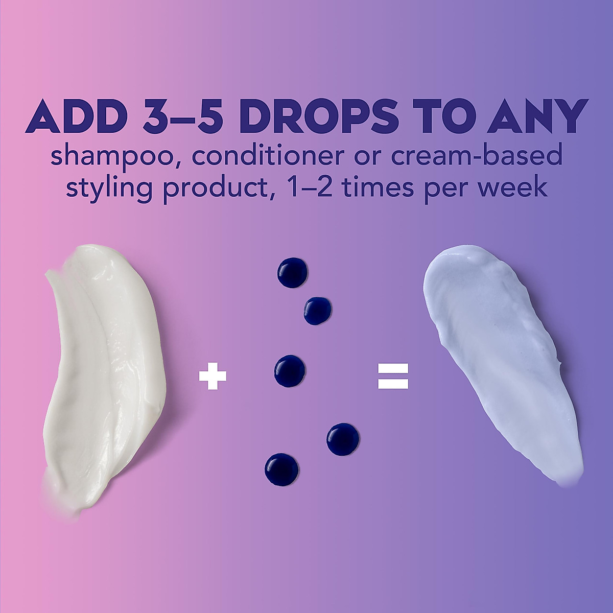 OGX Impecca-Blonde Purple Toning Drops for Blonde Enhance, 4 fl oz