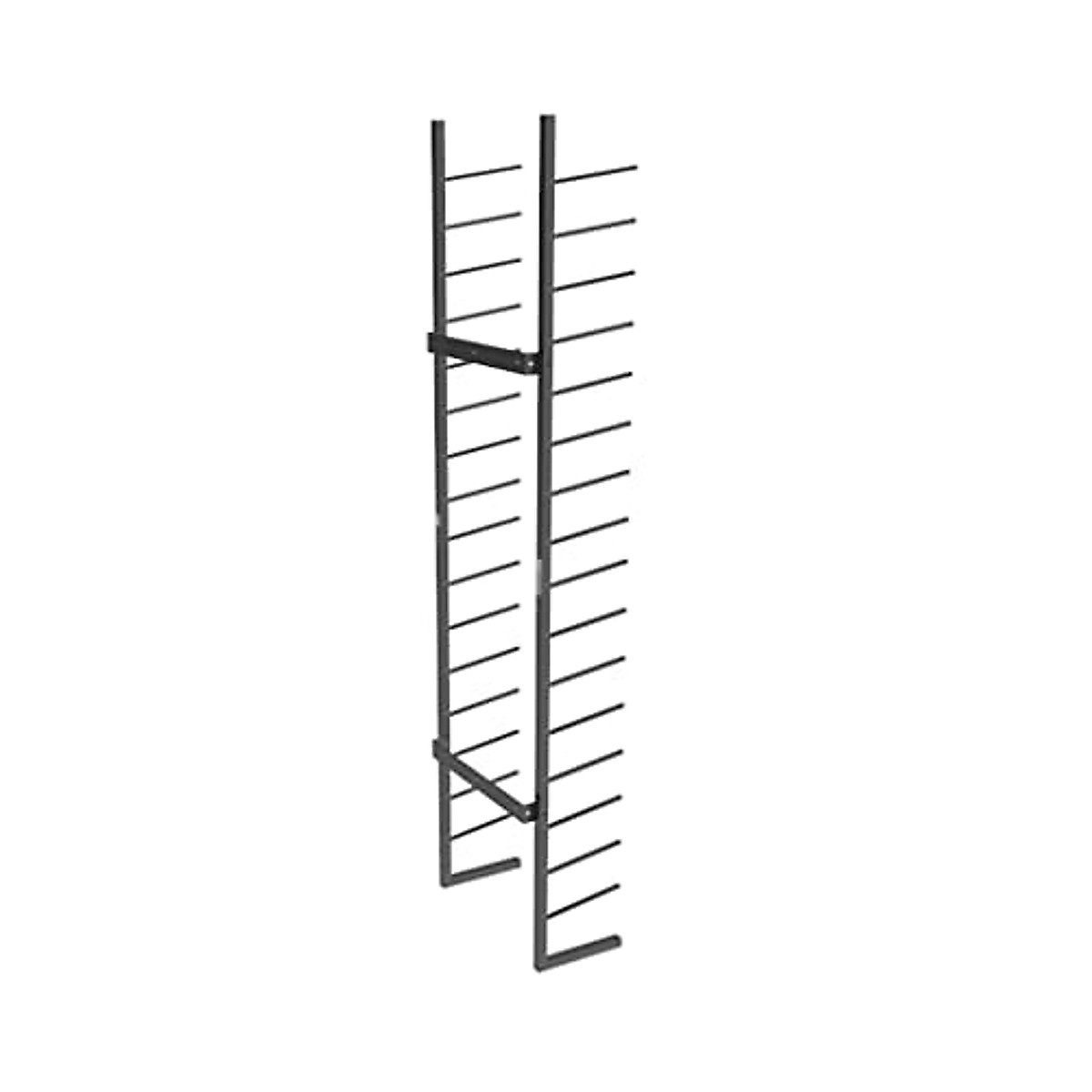 FixtureDisplays® Black Metal Blueprint Display 21X10X84" 16 Level Design Scroll Storage organizatoin Vertical 10055-NF