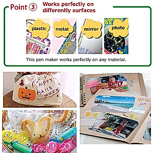 Uni POSCA Paint Marker Pen - Medium Point - Non Alcohol - Odorless Water Resistant Pen Maker - Set of 15 (PC-5M15C) with Original Vinyl Pen case