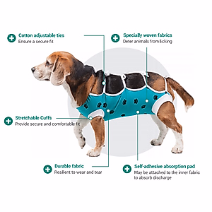 E-Collar Alternative for Cats and Dogs: After Surgey Wear. Recommended by Vets (X-Large, Brown)