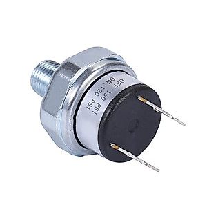 Air Pressure Switch 120-150 PSI Pressure Switch 1/8"-27 NPT DC 24V 12V Pressure Switch Air Compressor Pressure Switch 120PSI Pressure Switch 150PSI Pressure Switch