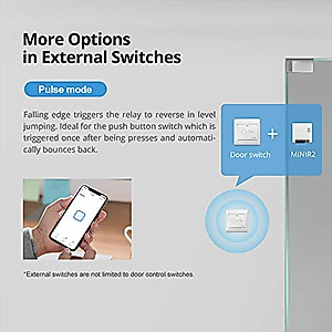 SONOFF Mini R2 10A Smart WiFi Wireless Light Switch, Universal DIY Module for Smart Home Automation Solution, Works with Alexa & Google Home Assistant, Compatible with IFTTT, No Hub Required (5-Pack)