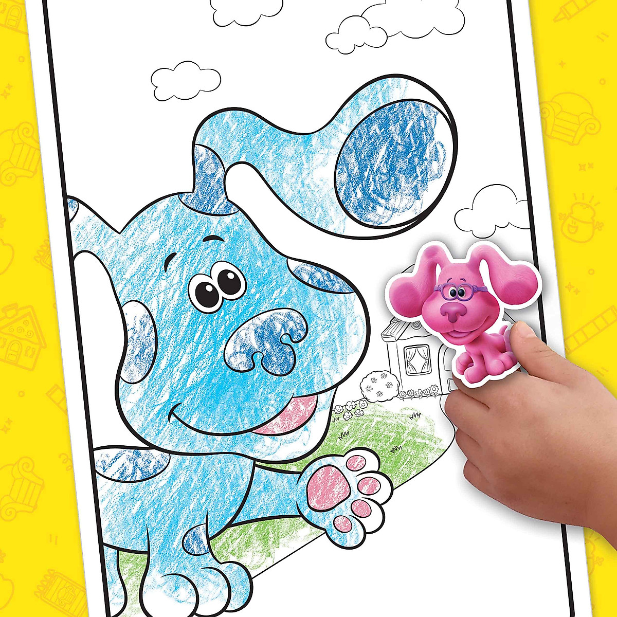 Crayola Blues Clues Coloring Book with Stickers, Gift for Kids, 96 Pages, Ages 3, 4, 5, 6
