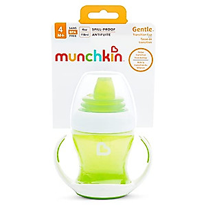 Munchkin® Gentle™ Transition Sippy Trainer Cup, 4 Ounce, Green