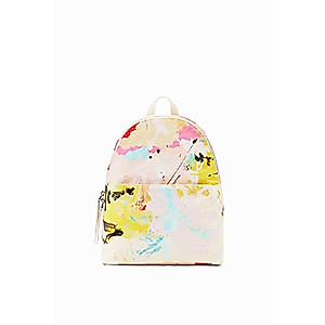 Desigual Women's Accessories Fabric Backpack Mini, White, One Size