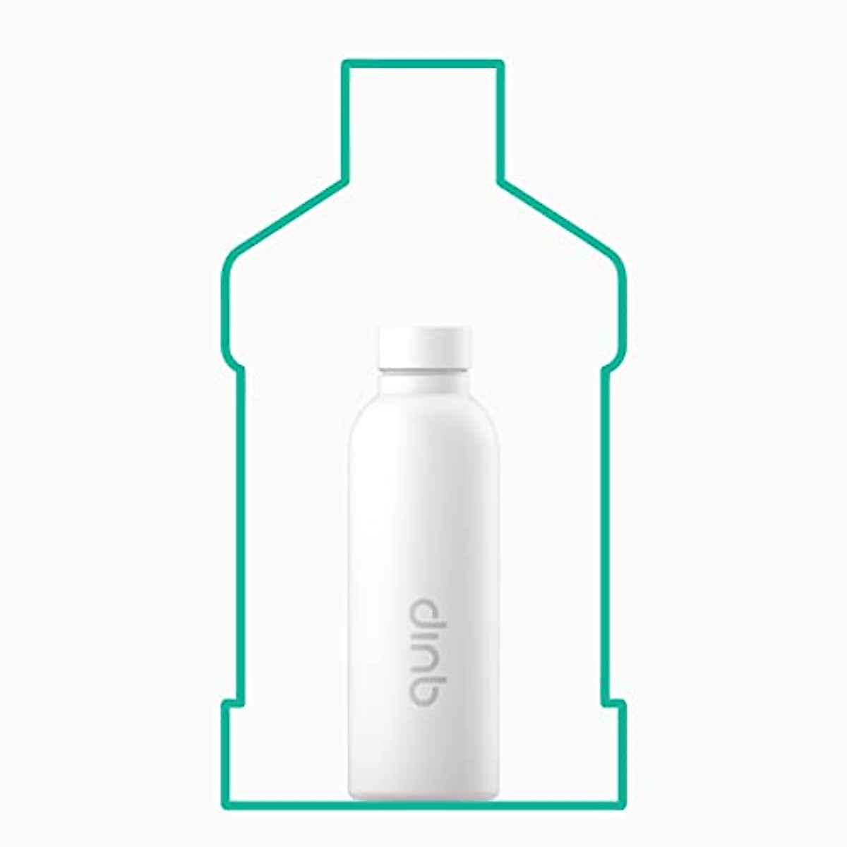 Quip Refillable Mouthwash Starter Kit, 4X Concentrate, Alcohol-Free, Kills Bad Breath Germs, Helps Prevent Cavities, Mint - Copper Metal, 1, 4.0 Fl Oz (920-00116)