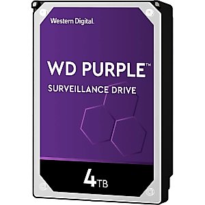 WD Purple 4TB SATA III 3.5" Internal Surveillance HDD, 5400 RPM