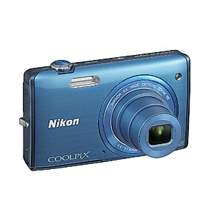 Nikon COOLPIX S5200 Wi-Fi CMOS Digital Camera with 6x Zoom Lens (Blue) (OLD MODEL)